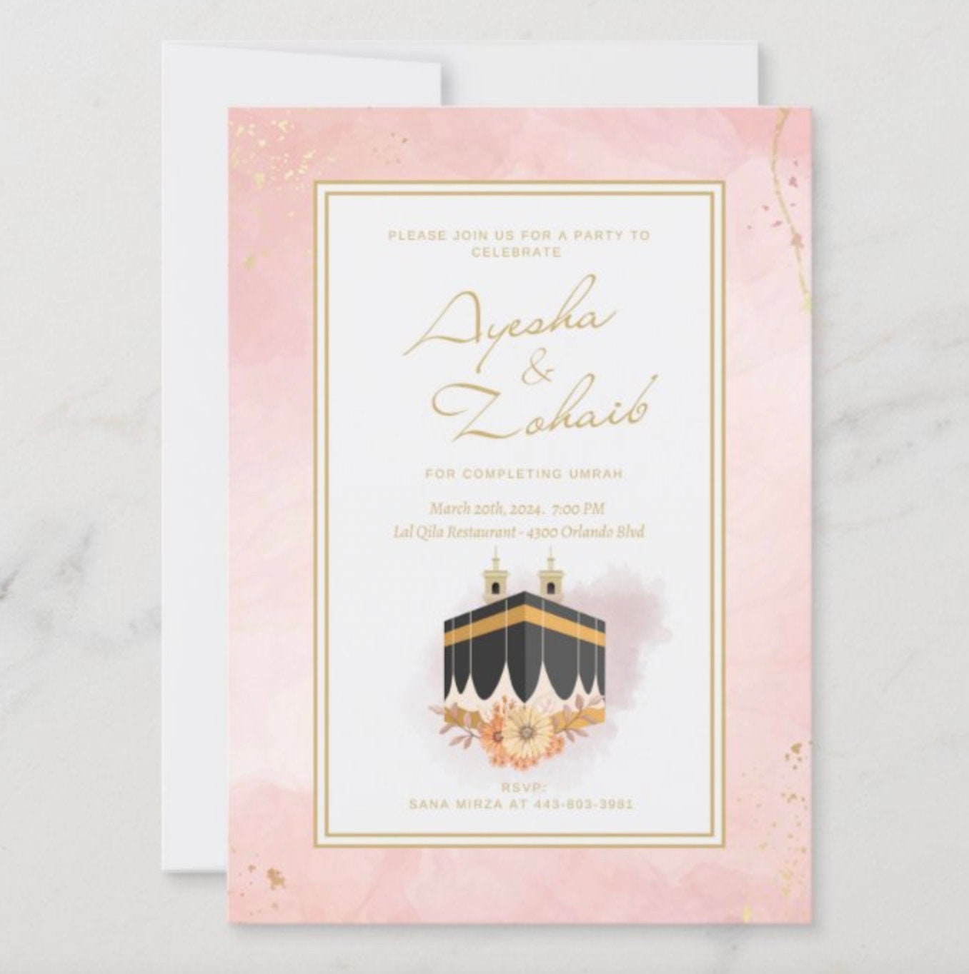 Umrah Party Invitation | Digital Download | Umrah Gifts | Muslim Invite ...