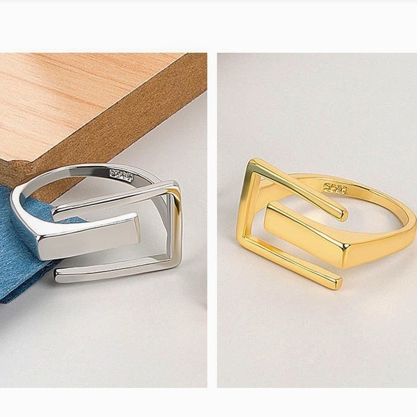 Geometric Shape Ring - Etsy