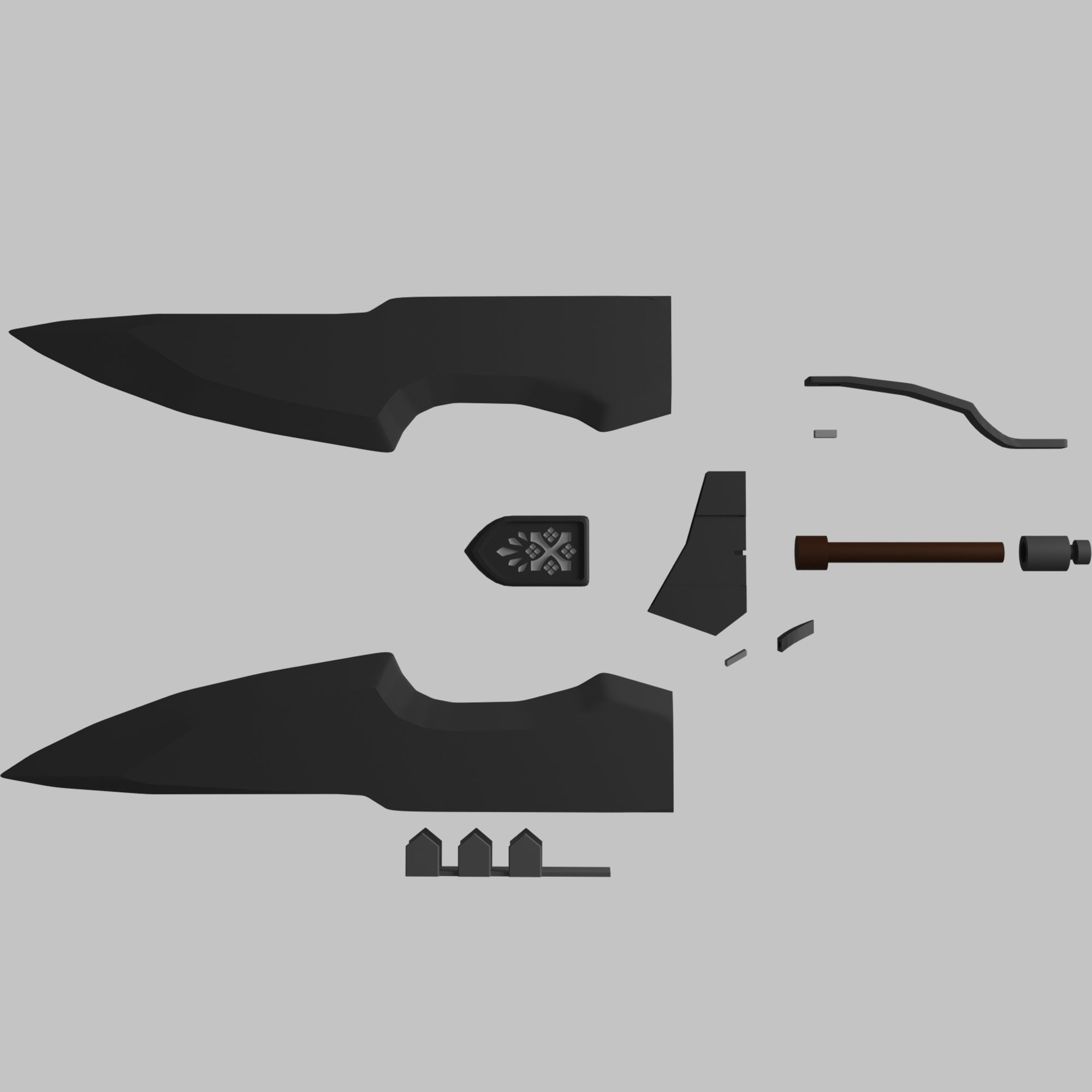 MH Dual Blades - 3D Print Files - Etsy