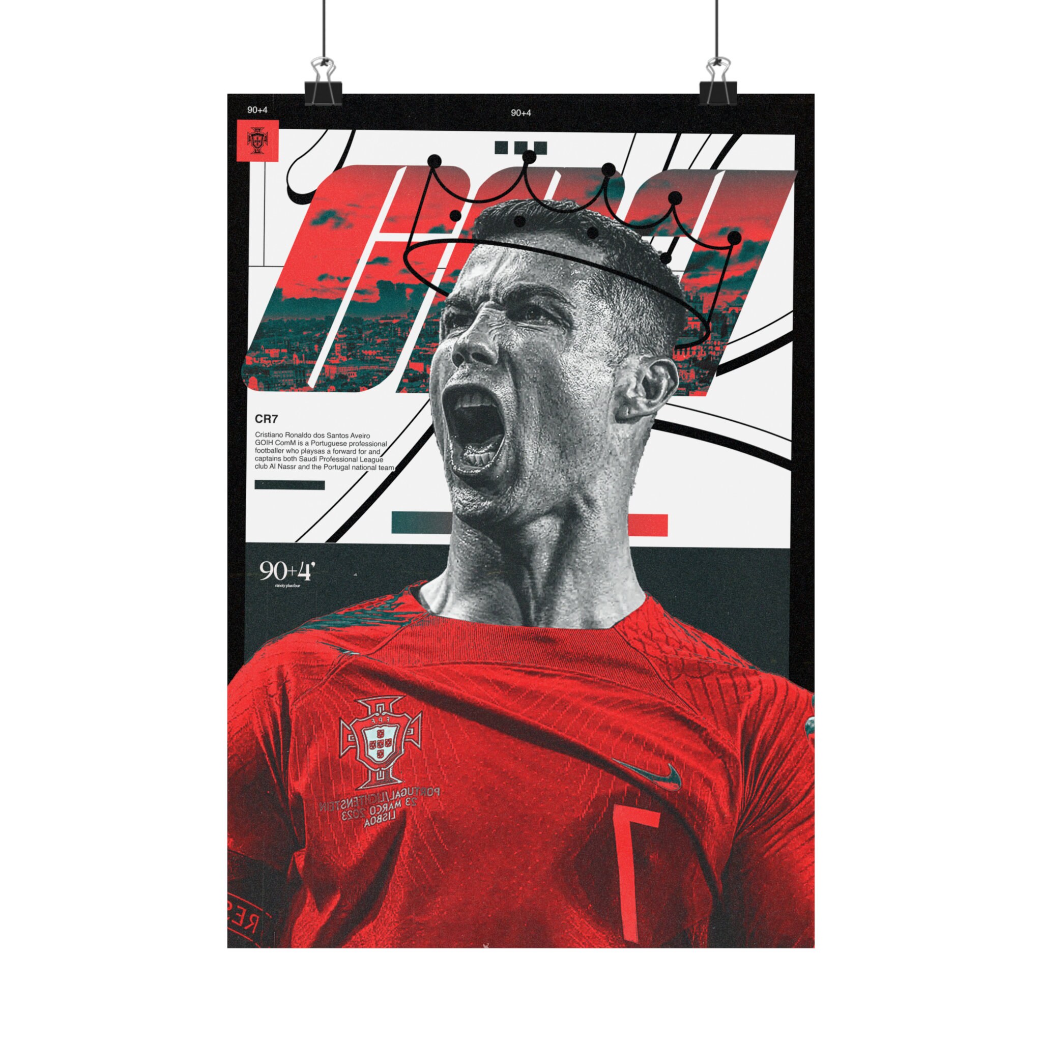CR7 Custom Matte Vertical Posters - Etsy
