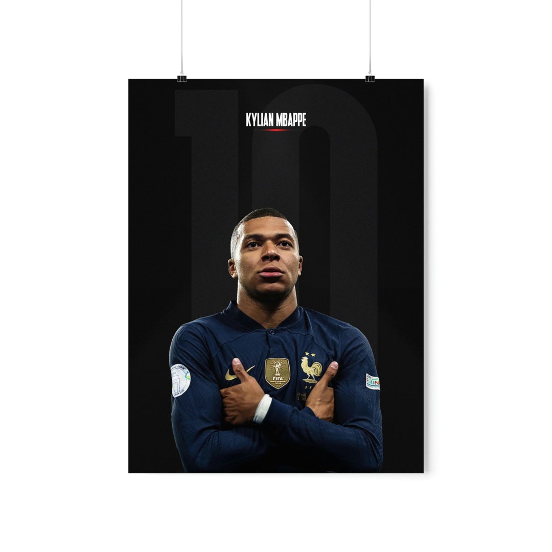 Kylian Mbappe Premium Matte Vertical Posters - Etsy