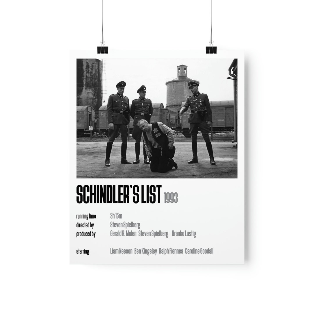 Schindlers List Premium Matte Vertical Posters - Etsy