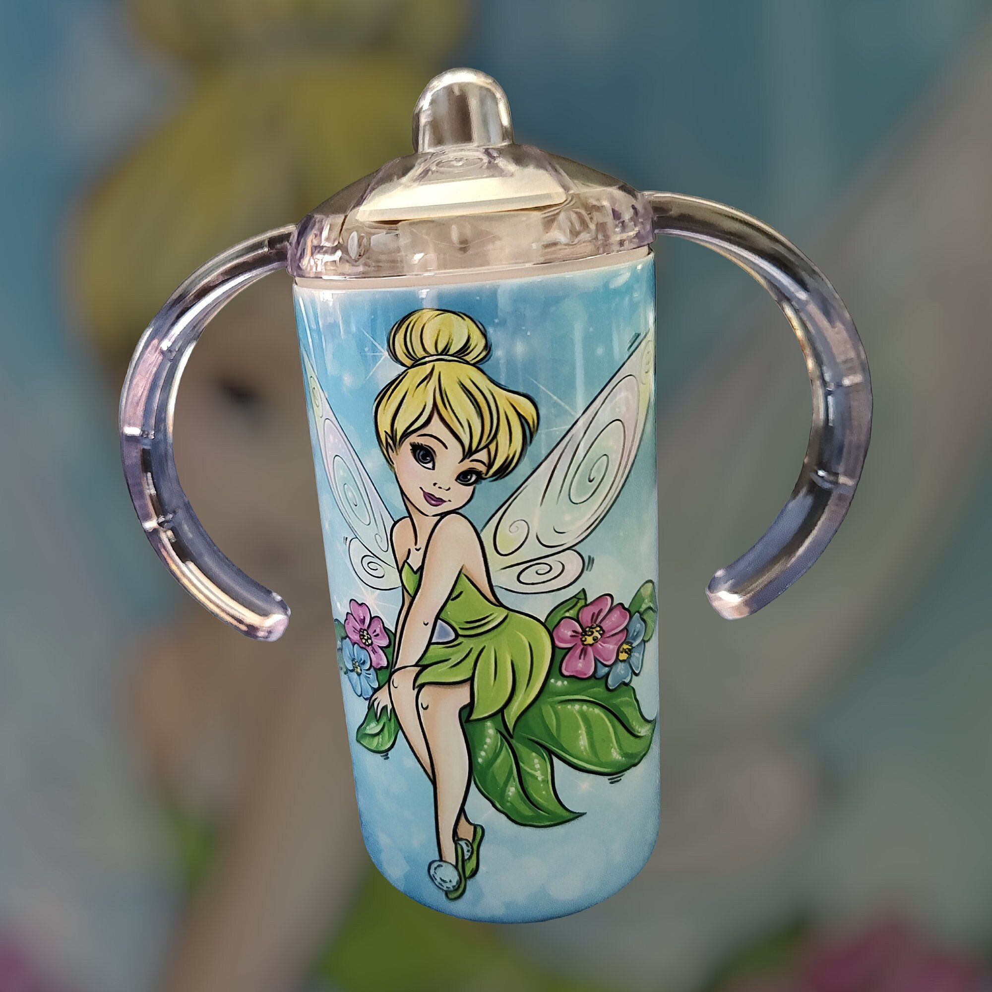 Tinker Bell Sippy Cup: Custom 12oz Insulated Tumbler - Etsy