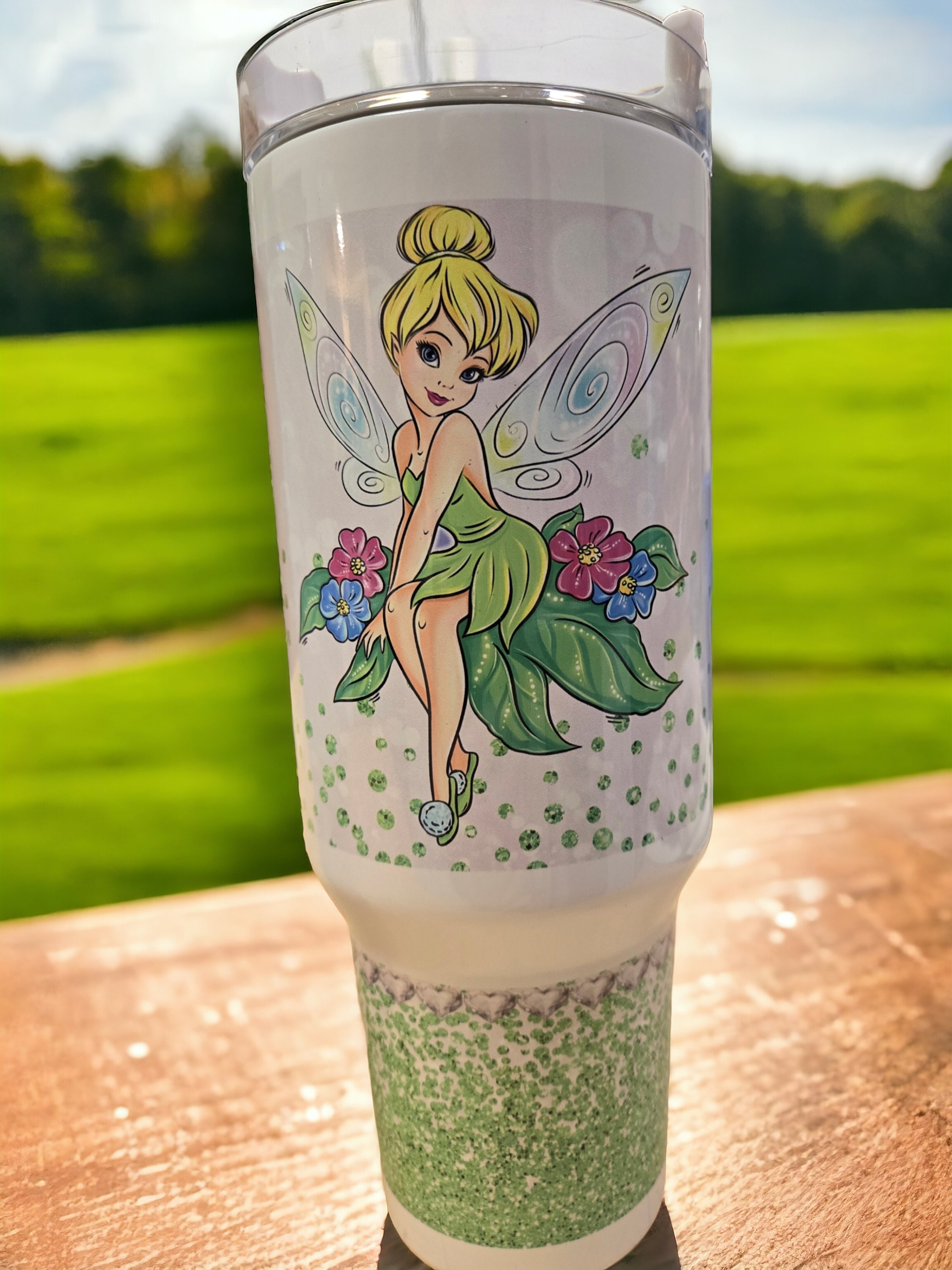 Tinkerbell Insulated Tumbler: Personalized 40 Oz Travel Mug - Etsy