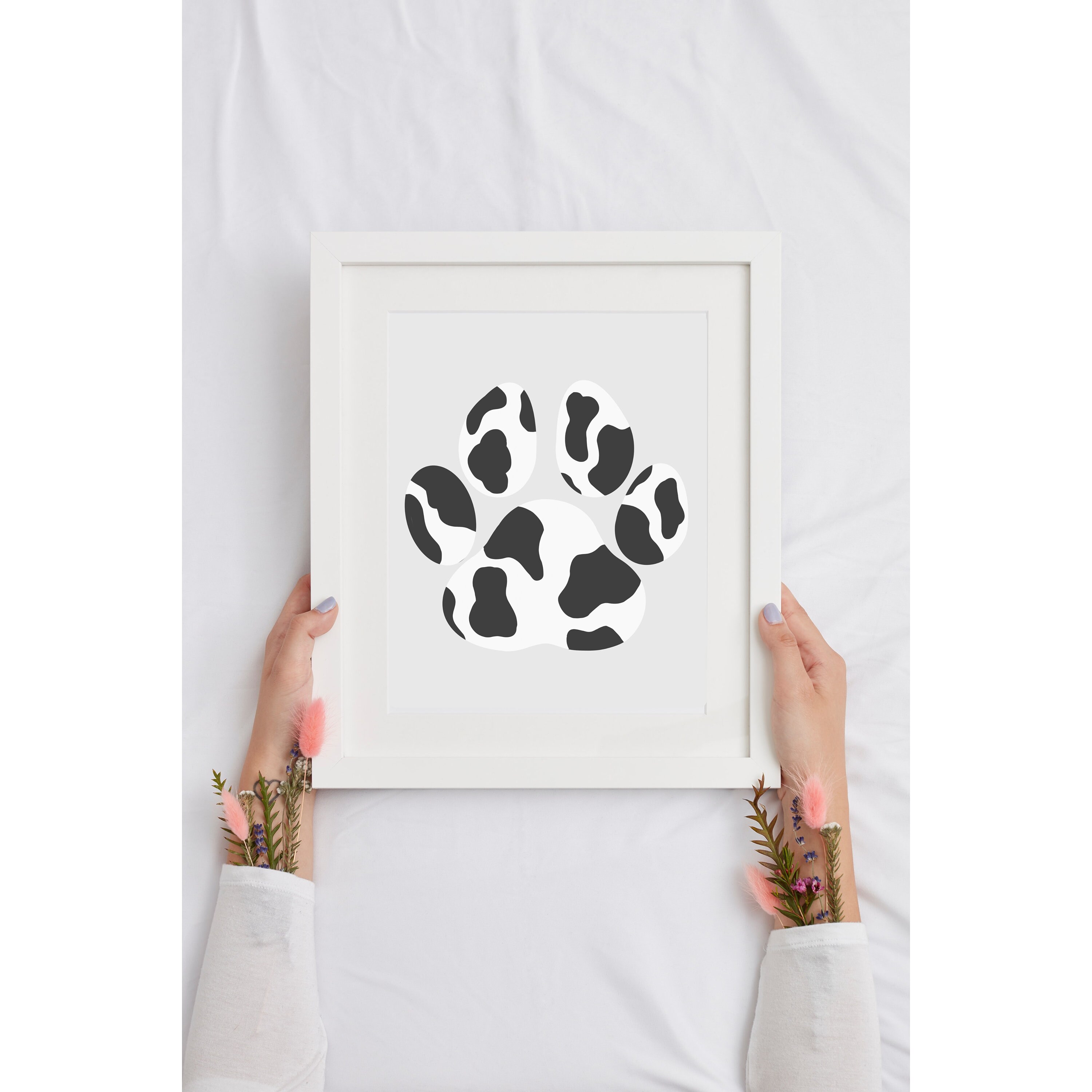 Paw Print SVG Cow Print SVG Paw SVG Country Dog Print Wall - Etsy Australia