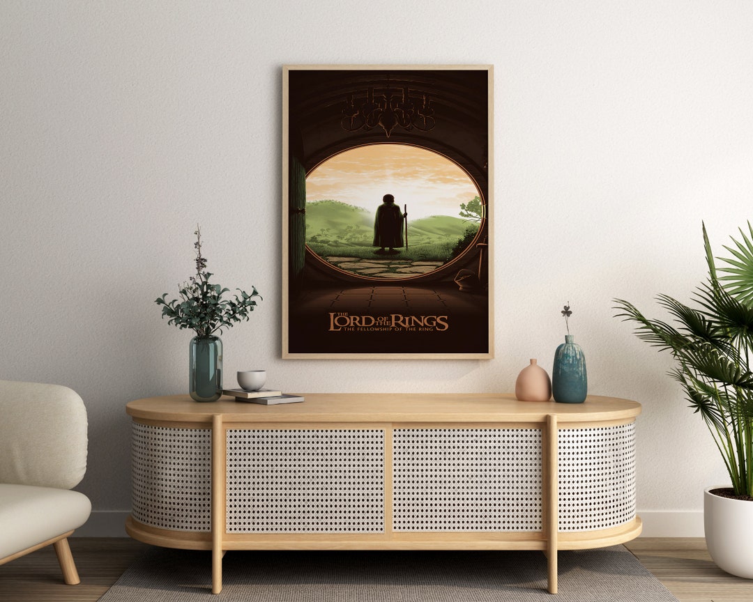 Lord of the Rings Poster, LOTR Poster, INSTANT DOWNLOAD, Rings of Power ...
