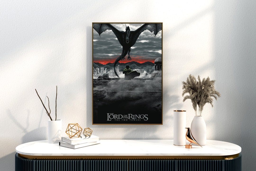 Lord of the Rings Poster LOTR Poster INSTANT DOWNLOAD Rings - Etsy