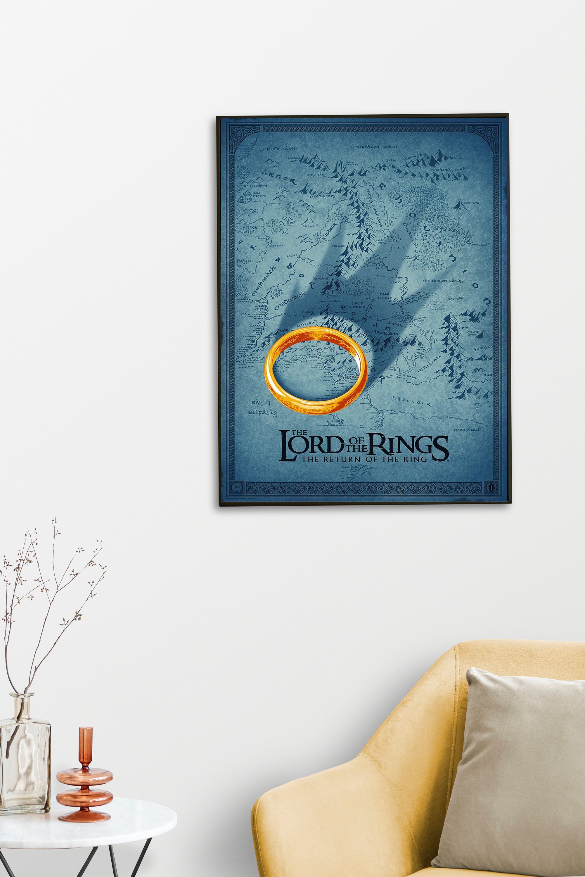 Lord of the Rings Poster LOTR Poster INSTANT DOWNLOAD Rings - Etsy