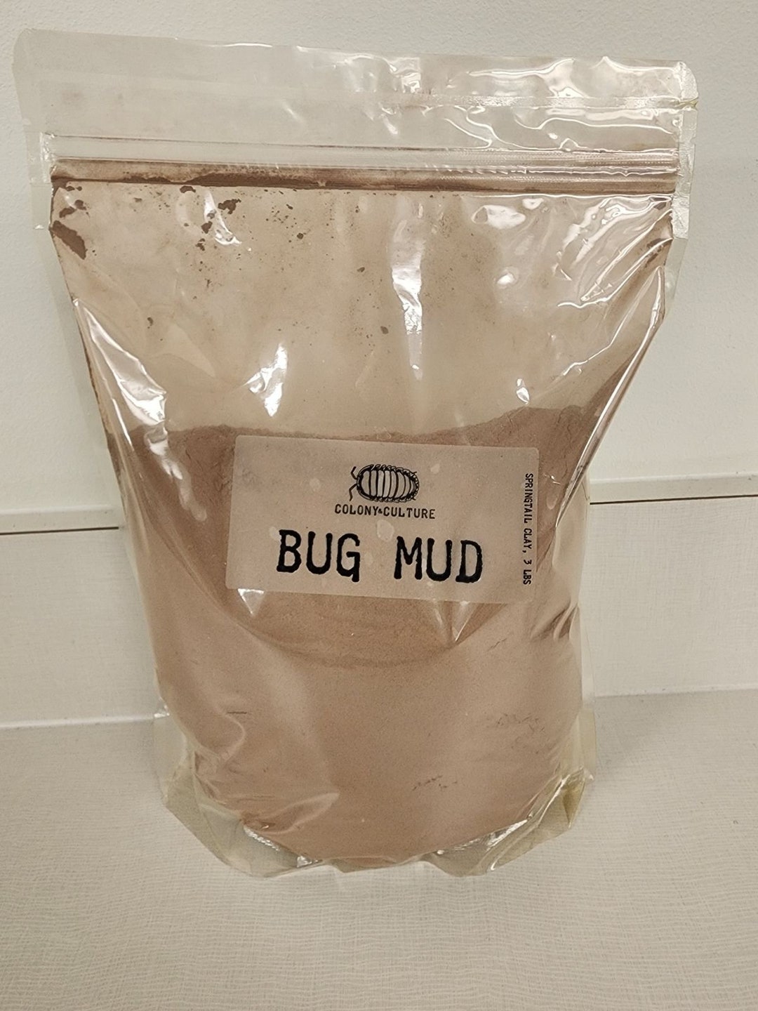 Springtail Calcium Clay, "bug Mud" -3lb of Powdered Clay Culture Media ...