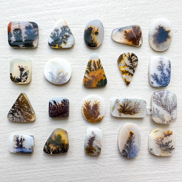 Dendritic Agate Cabochons - Etsy