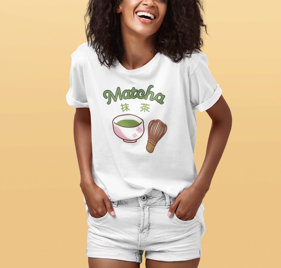 Matcha T-shirt: Kawaii Green Tea Design, Japanese Gift - Etsy