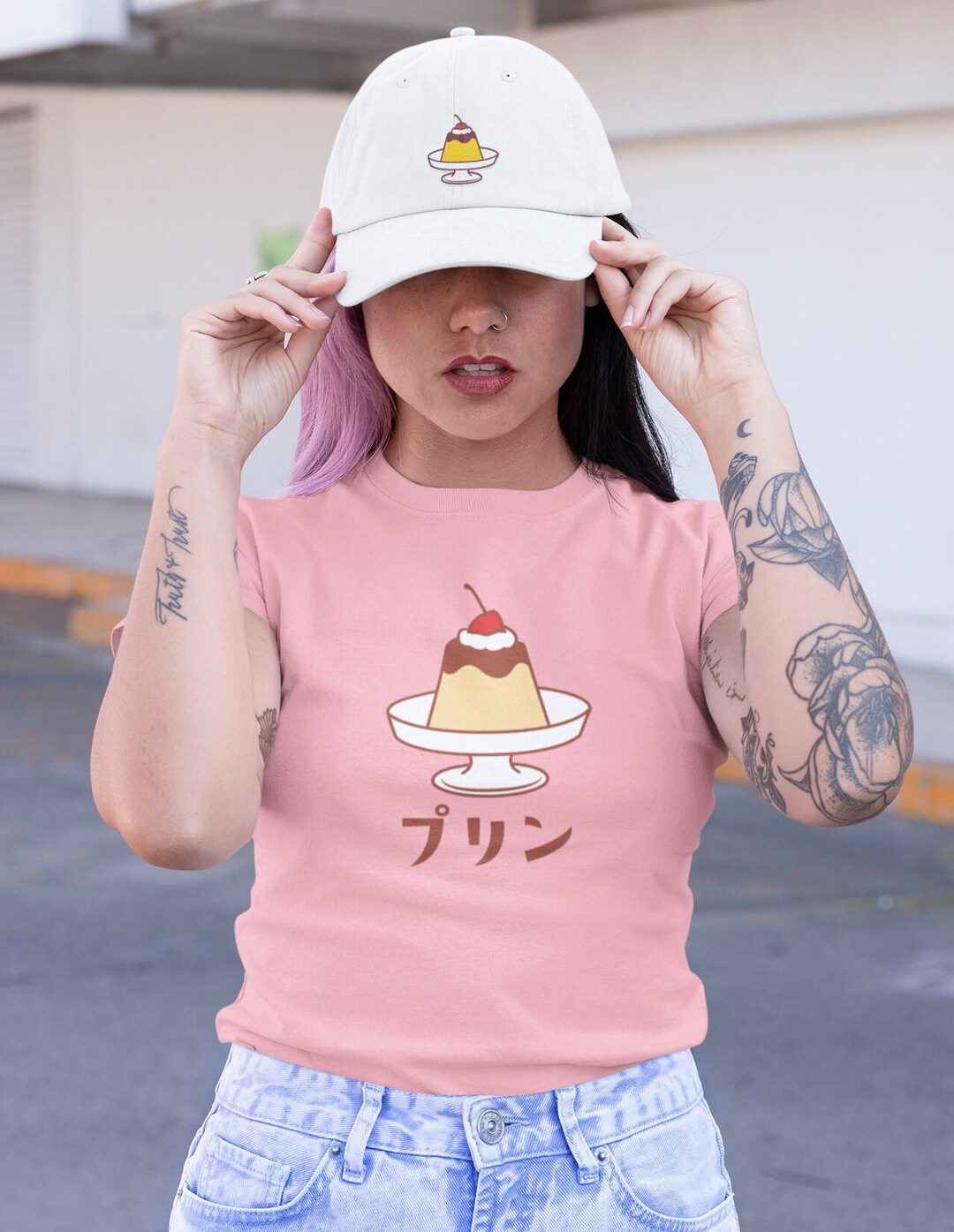 Purin Dad Hat Japan Hat Japanese Sweets Hat Kawaii Hat - Etsy