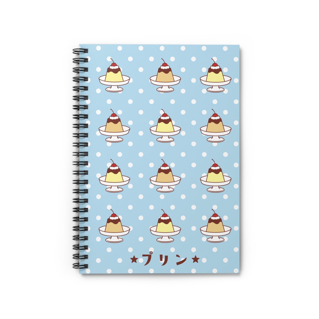 Purin Spiral Notebook Japanese Soft Cover Notebook Kawaii Stationary - Etsy