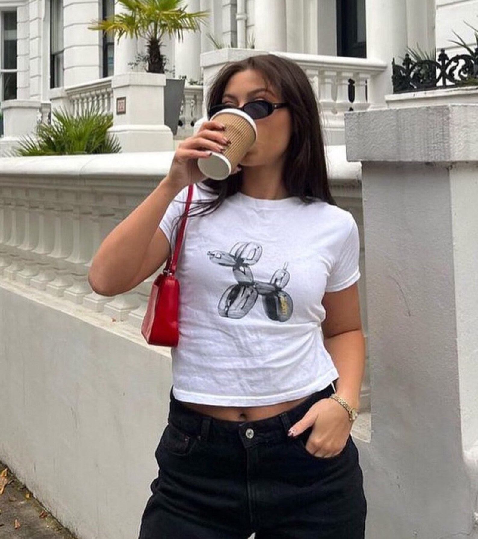 Balloon Doggy Graphic Baby Tee - Etsy