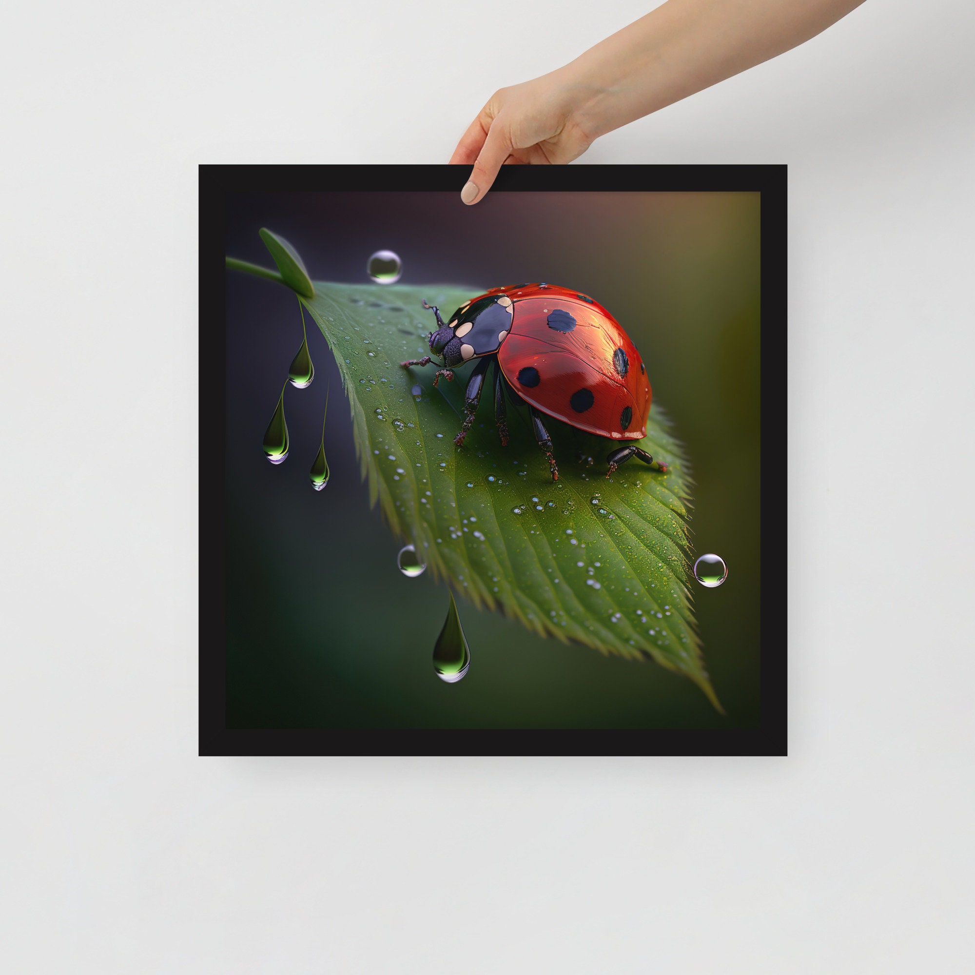 Ladybug Magic - Unique 4K Art of Ladybug in Multiple Sizes - Etsy