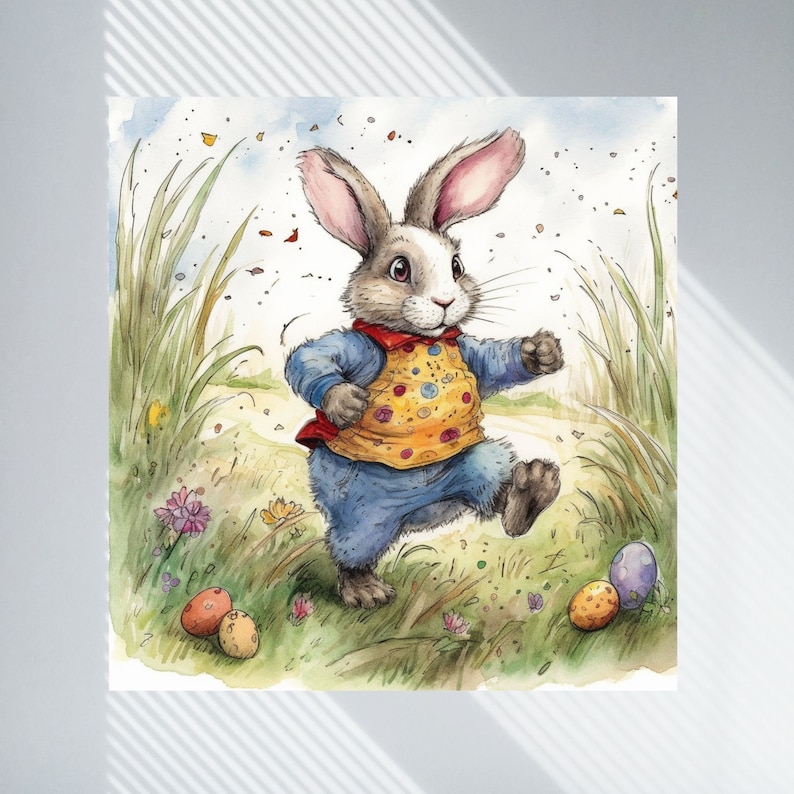 Easter Bunny Desktop Wallpaper - Etsy