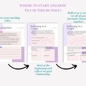 Couples Meeting Toolkit - Printable PDF Kit for Stronger Bonds ...