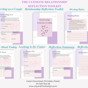Couples Meeting Toolkit - Printable PDF Kit for Stronger Bonds ...