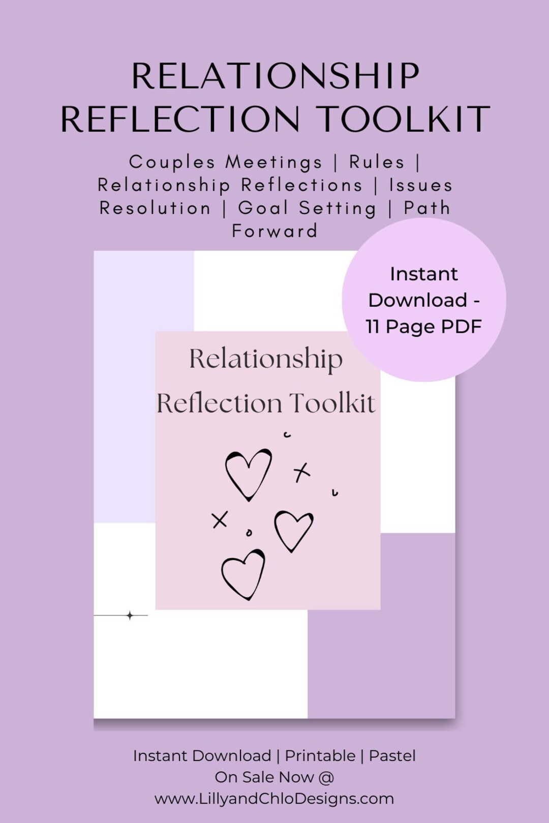 Couples Meeting Toolkit - Printable PDF Kit for Stronger Bonds ...