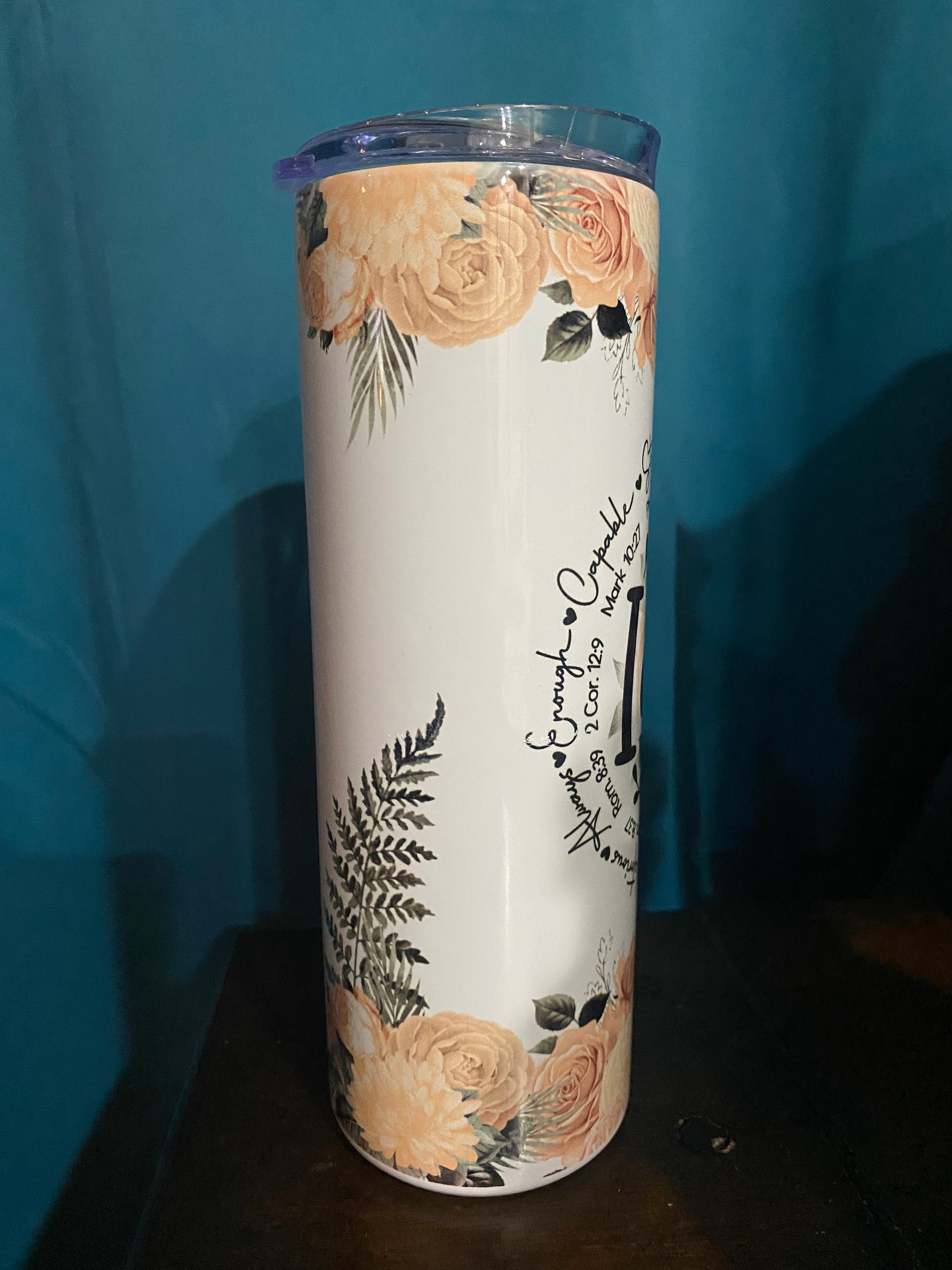 Inspiration Sublimation Cup, 20oz Slim Tumbler, I Am Cup, 30oz Slim ...