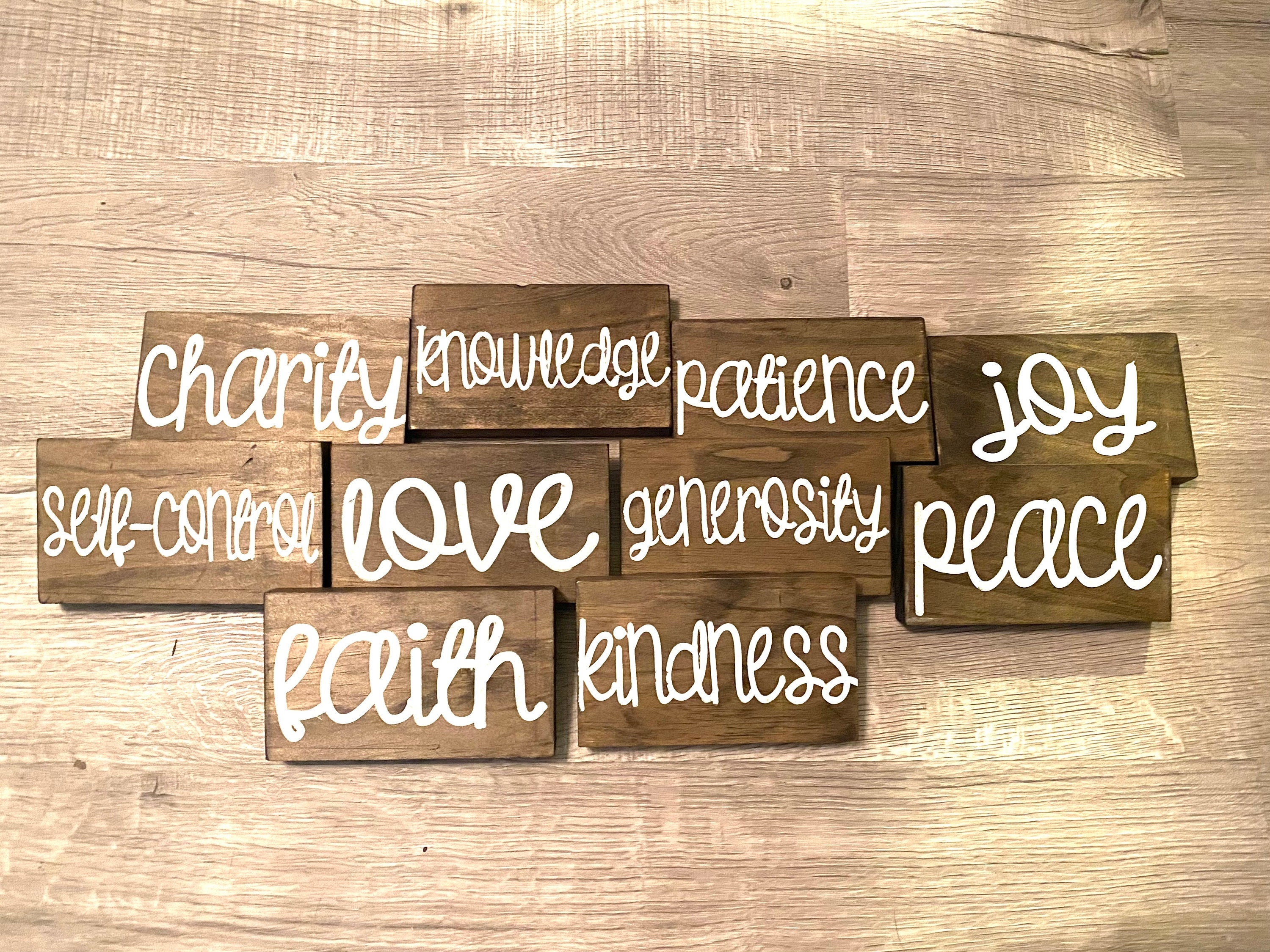 Inspirational Sign, One Word Inspiration, Wood Sign, Small Decor - Etsy