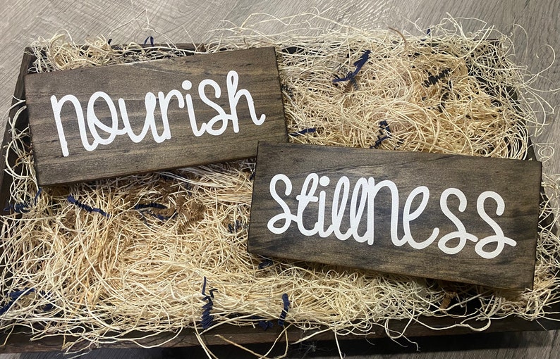 Inspirational Sign, One Word Inspiration, Wood Sign, Small Decor - Etsy