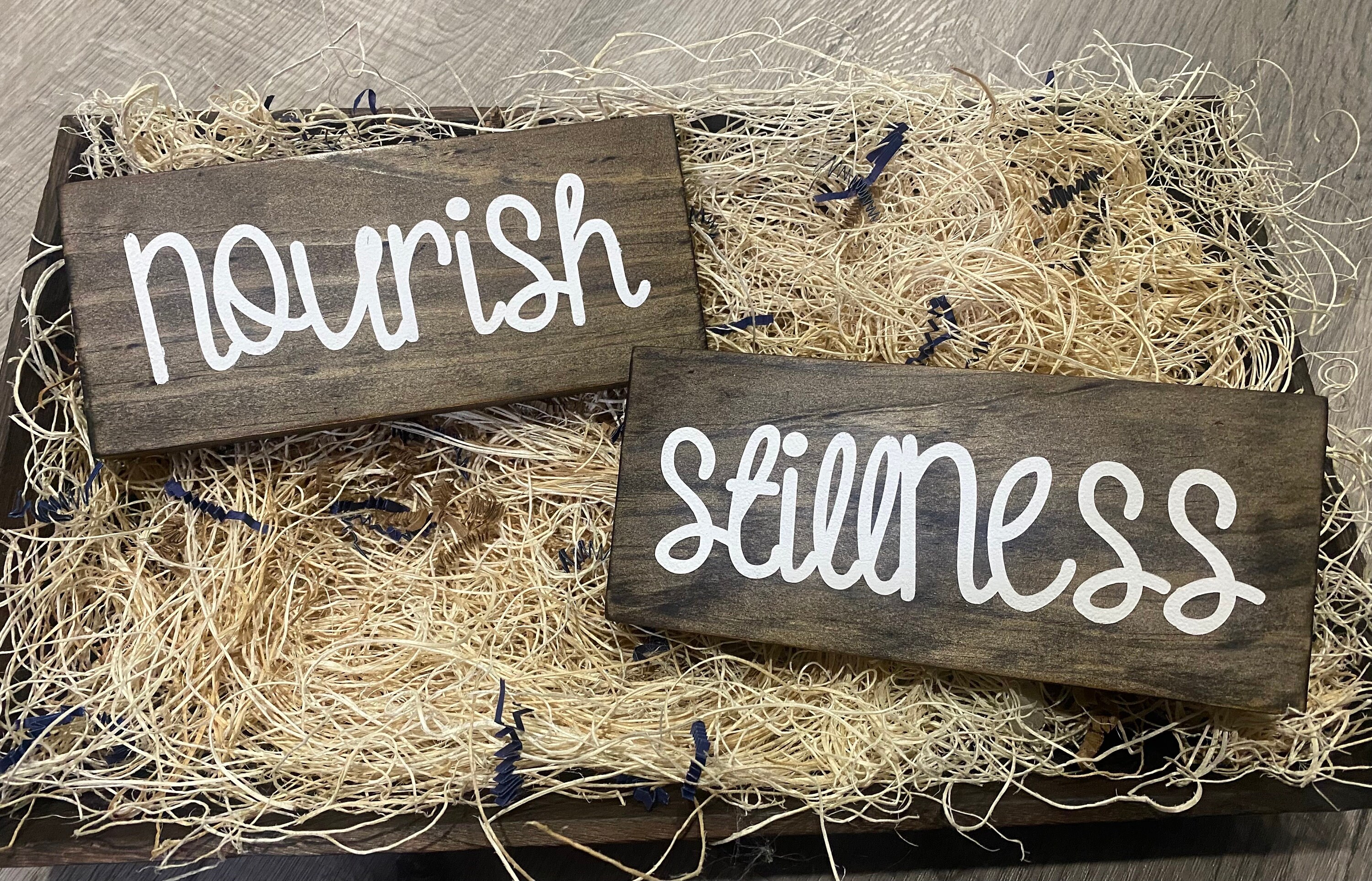 Inspirational Sign, One Word Inspiration, Wood Sign, Small Decor - Etsy