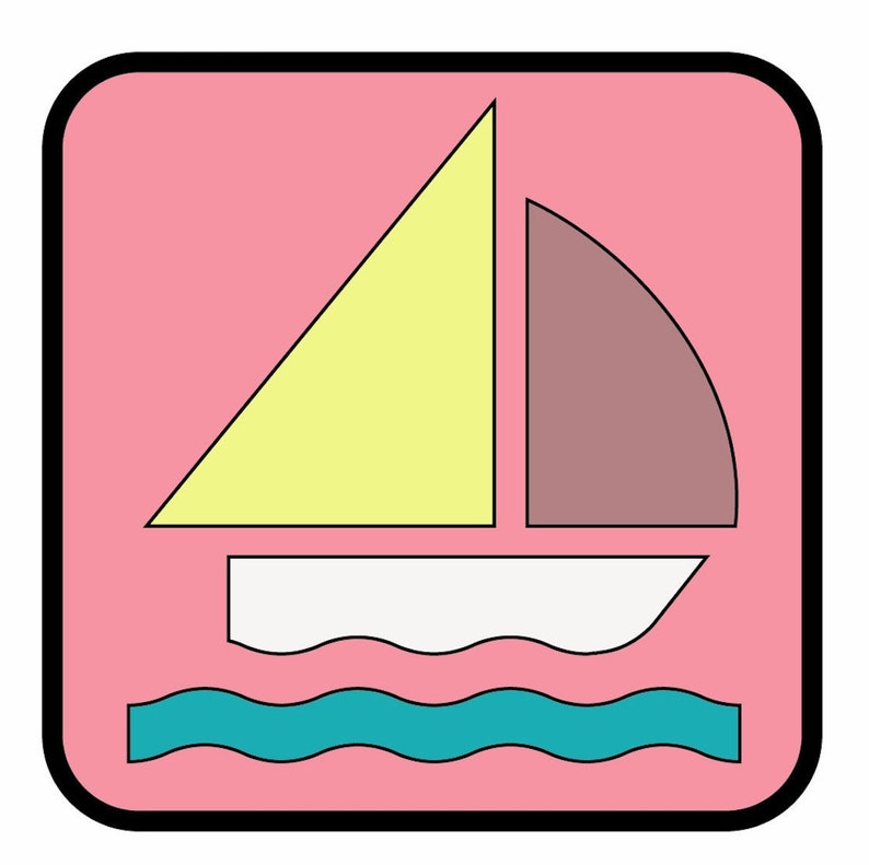Sailing Symbol - Digital Download: Files SVG, PDF, PNG, Jpeg - Etsy