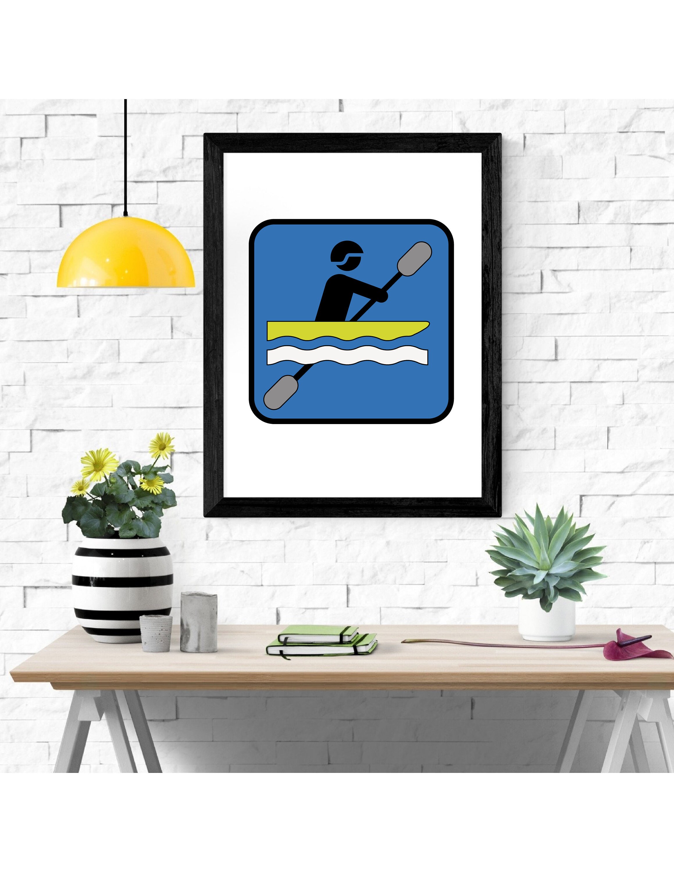 Kayak Symbol - Digital Download: Files SVG, PDF, PNG, Jpeg - Etsy