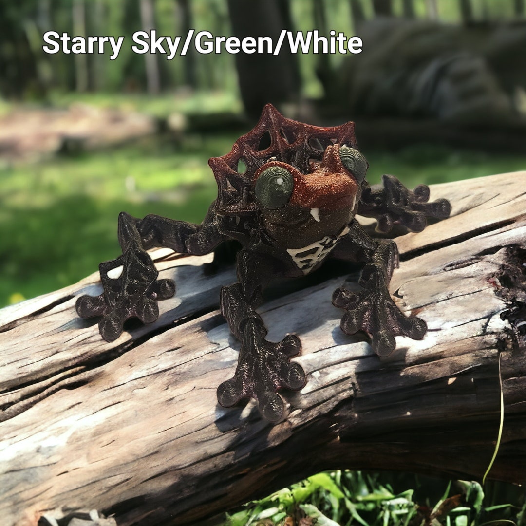 Count Frogula Articulating Frog Stress Toy for Relaxation and Fun - Etsy