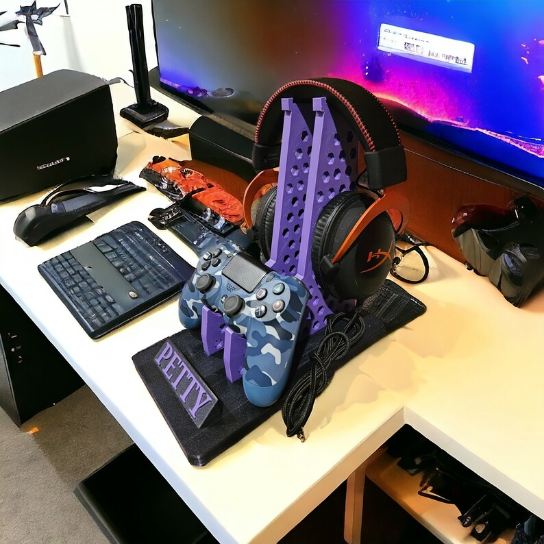 Universal Controller and Headset Desk Top Stand, Xbox Controller, PS5 ...