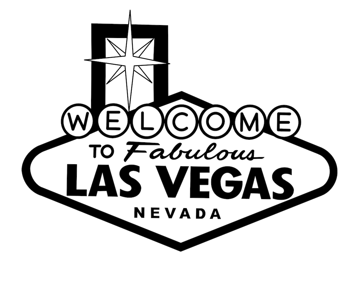 Las Vegas Welcome Sign Graphic - Etsy