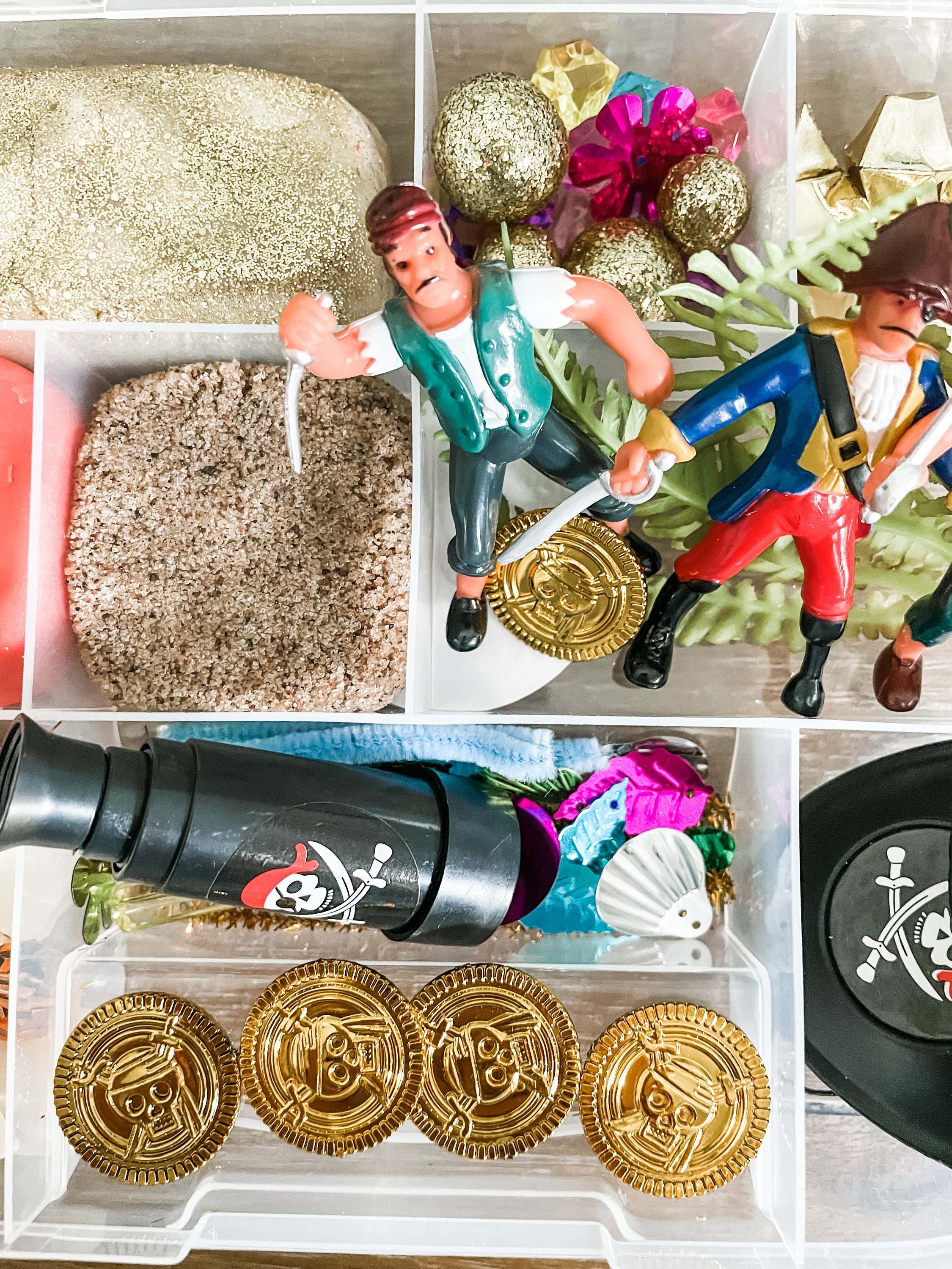 Play Dough Kit, Pirate, Sensory Kit, Sensory Box, Kids Gift, Play Dough ...