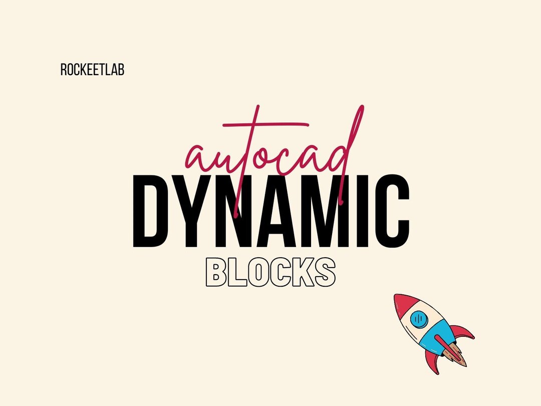 Dynamic Blocks Autocad / Furniture / Interior Design / VAT - Etsy