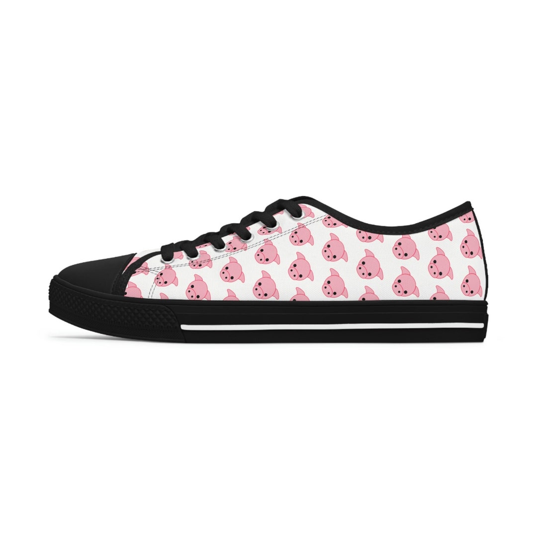 Pig Pattern Women's Low Top Sneakers - Etsy