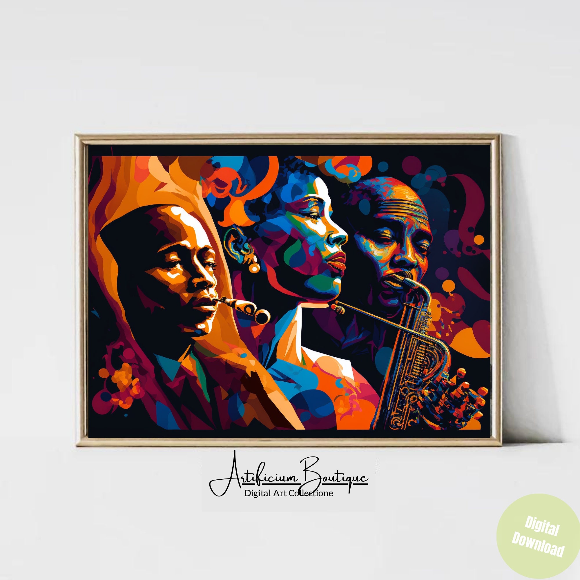 African American Music Paintings