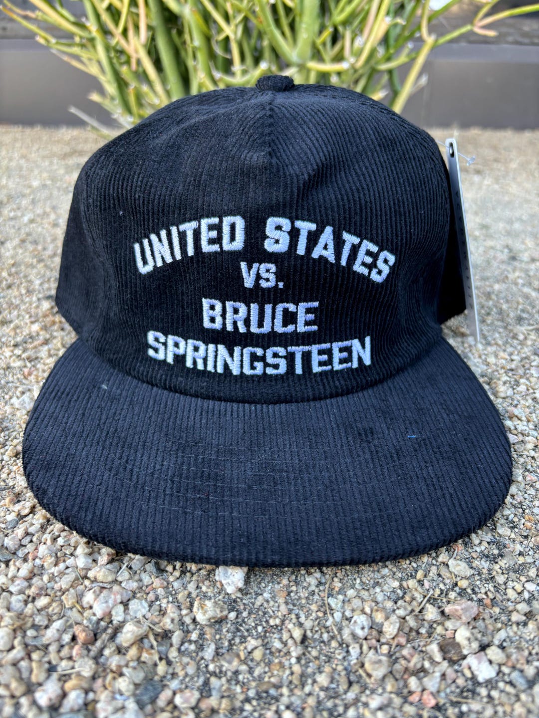 Bruce Vs USA Black Embroidered Corduroy Hat Snapback - Etsy