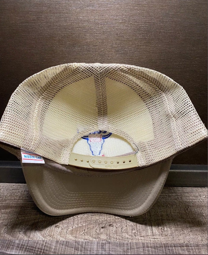 Embroidered Western Rodeo on Beige Trucker Style Rope Hat Snapback - Etsy