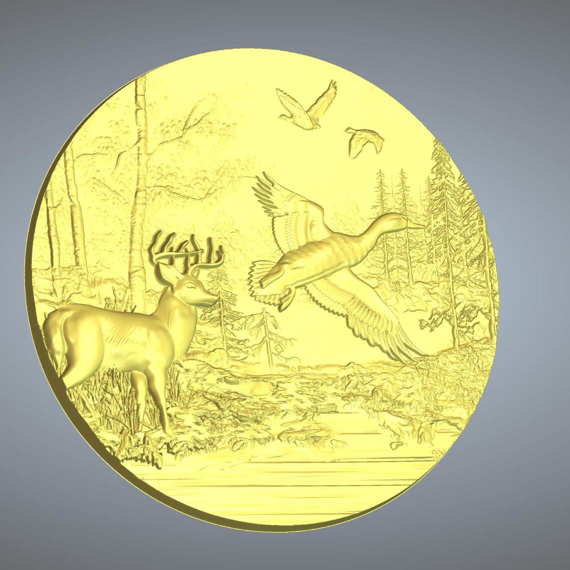 3d Stl Model for Cncdeer 3d Stl , STL Model, CNC Router Engraver ...