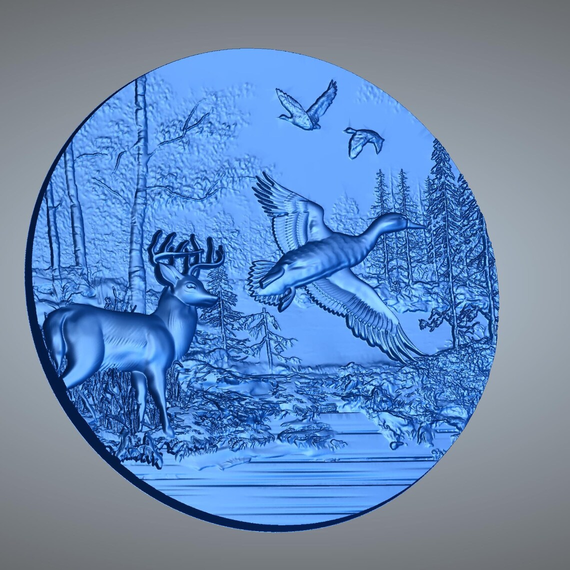 3d Stl Model for Cncdeer 3d Stl , STL Model, CNC Router Engraver ...