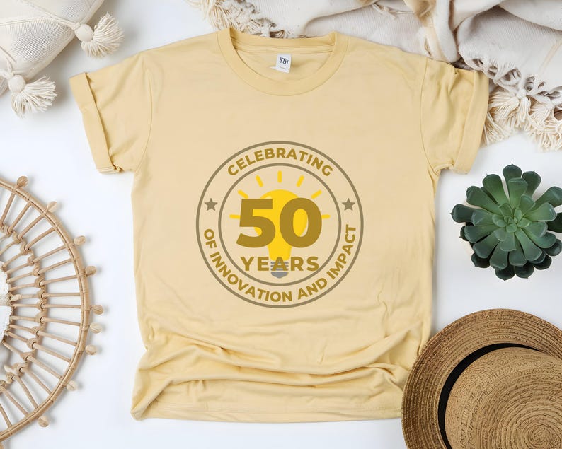 50 Years of Vision & Success Anniversary Tee | Comfort Colors Shirt | A ...