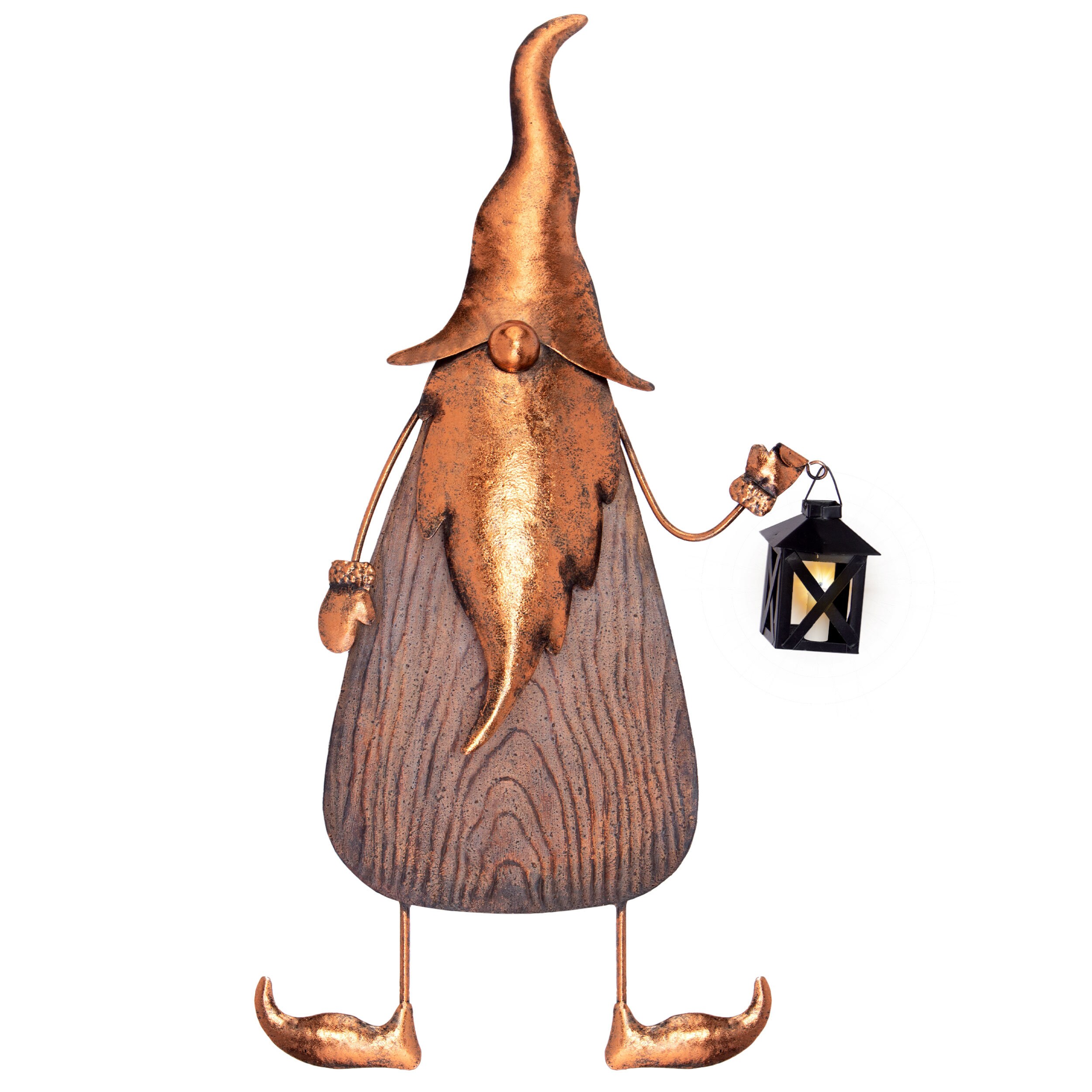 Metal Garden Gnome Gold red Gold & Silver Sold Out Outdoor Gnomes for ...