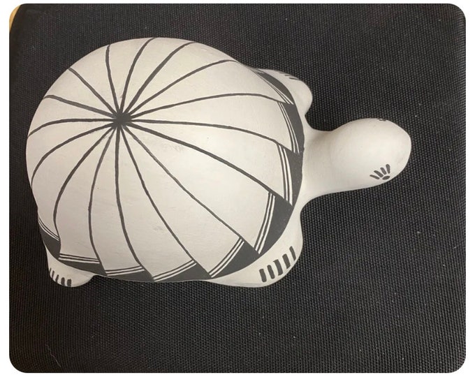 Acoma Pueblo Turtle Art Signed by Artist - Etsy