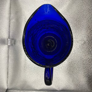 Pitcher in Cobalt Blue Mosser - Etsy