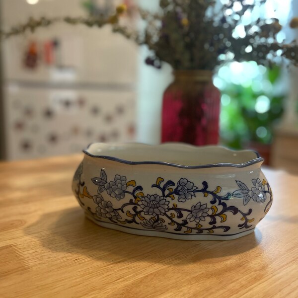 White Shallow Planter - Etsy