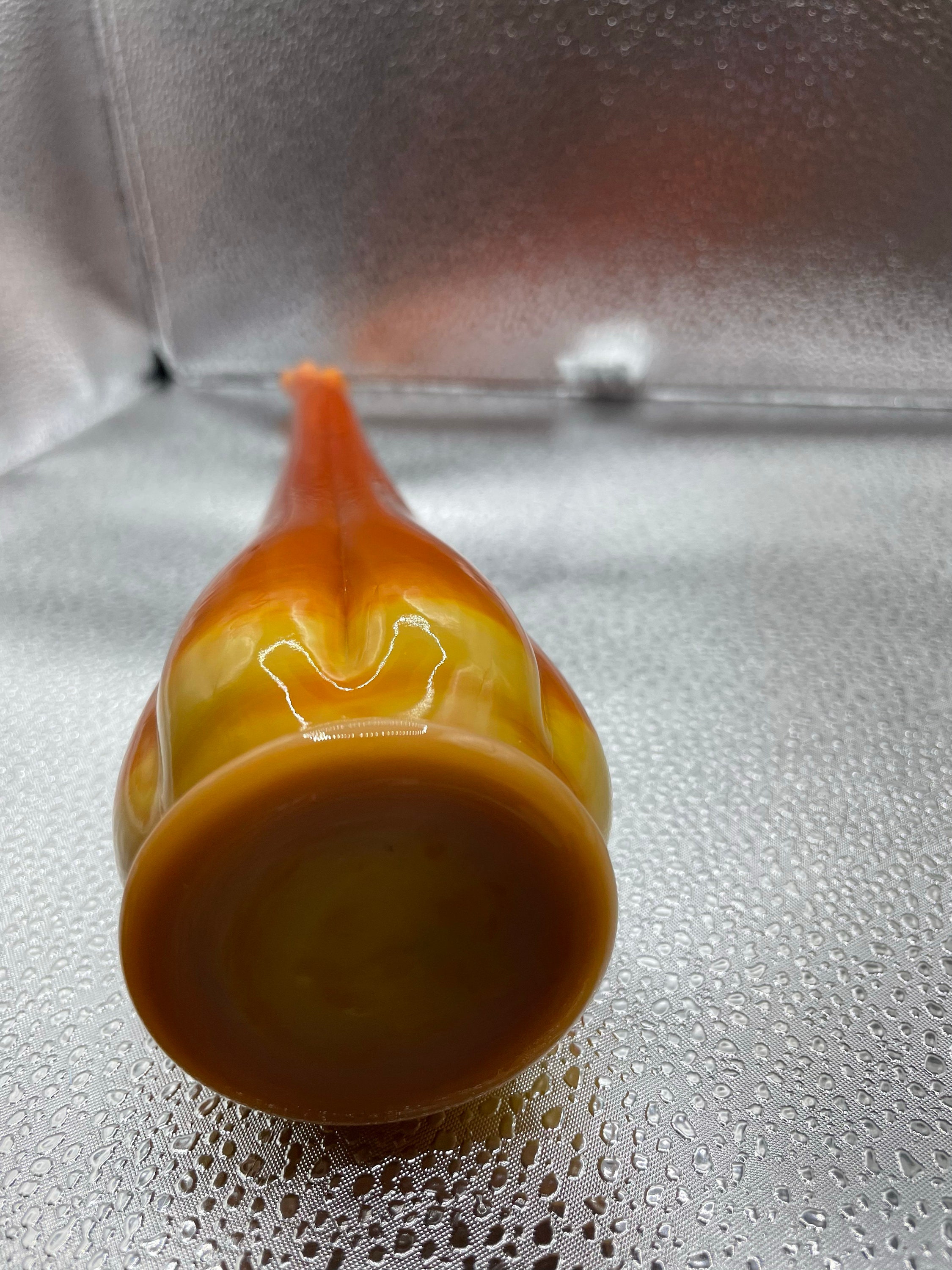 Vintage LE Smith Bittersweet Swung Bud Vase, MCM, Art Glass, Mid ...