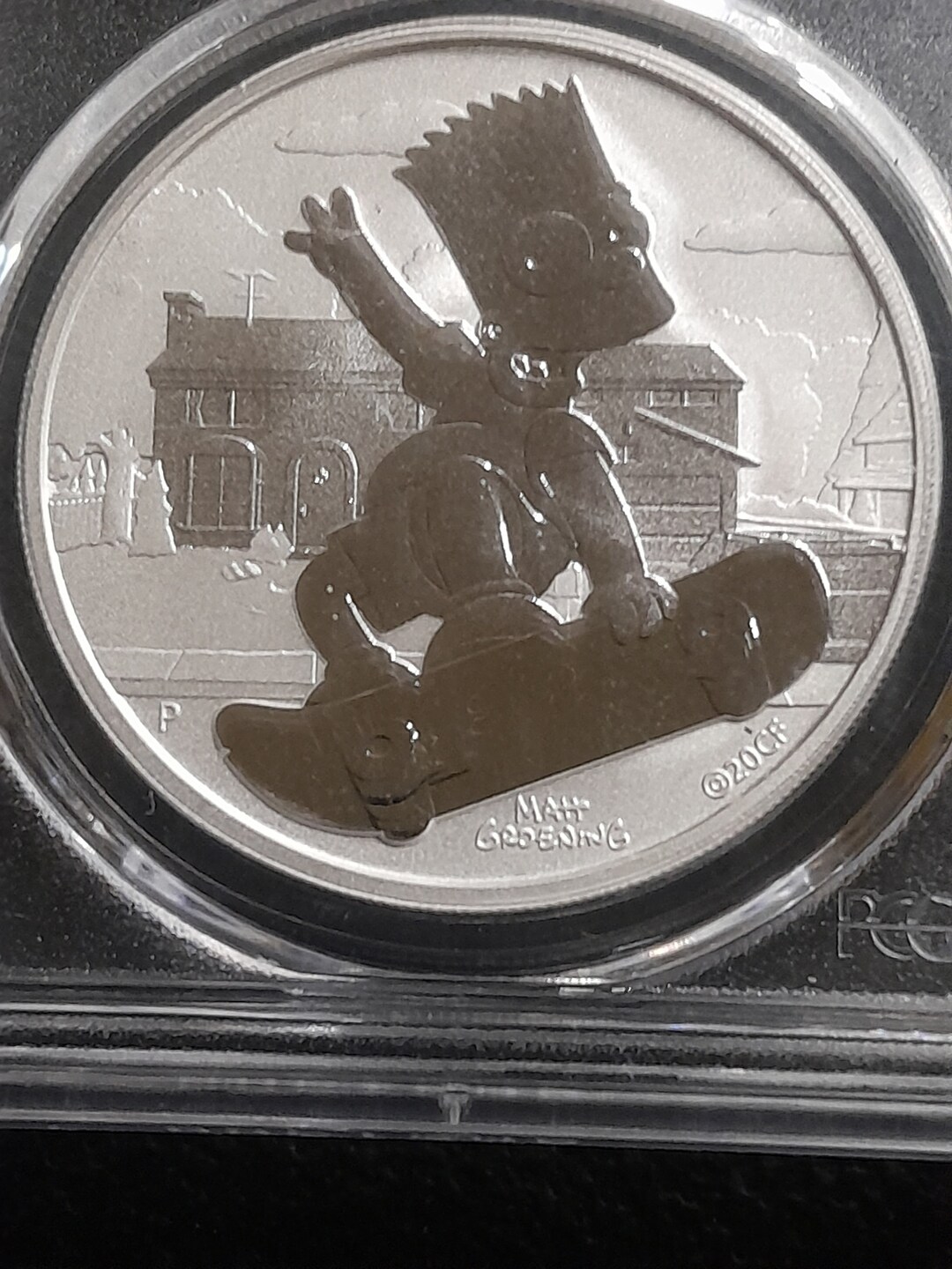 1oz Bart Simpson Silver Coin Grade MS 70 1of300 - Etsy