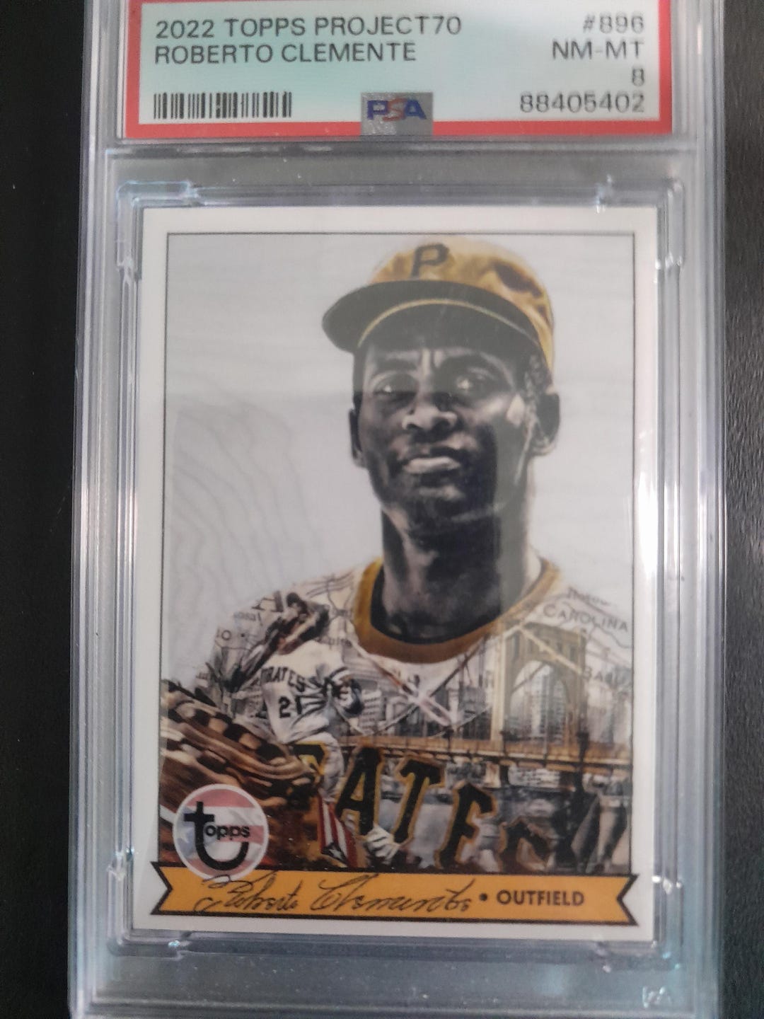 Roberto Clemente Project 70 Graded by PSA NM-MT 8 by Artist Lauren ...