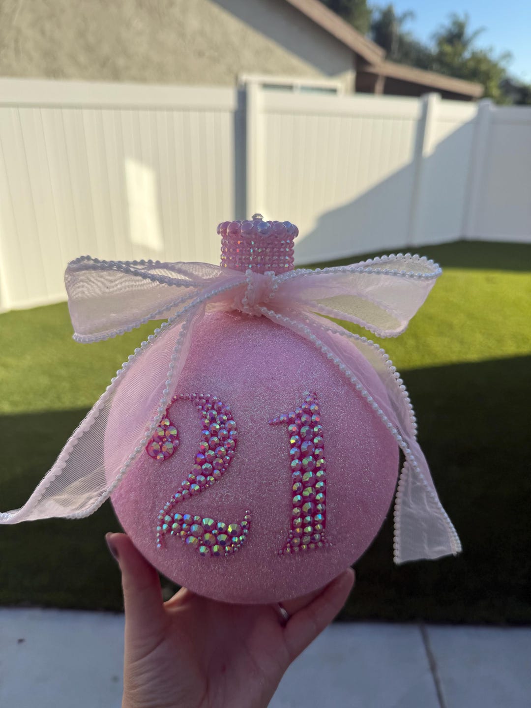 Bedazzled Buzz Ball- 21st Bday - Etsy