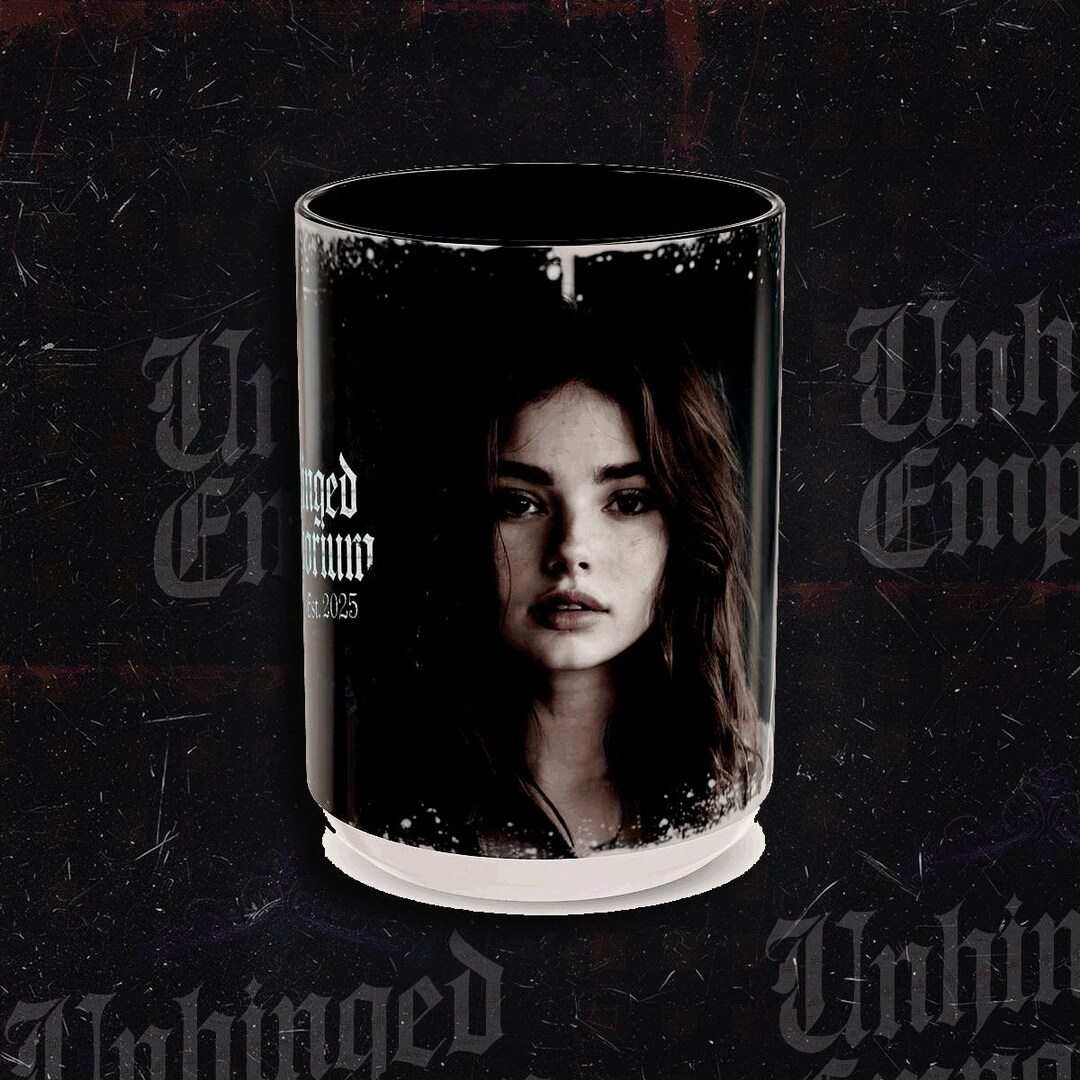 Gothic 'unhinged Ophelia', Art Coffee Mug, Dark Aesthetic Mug, Horror ...